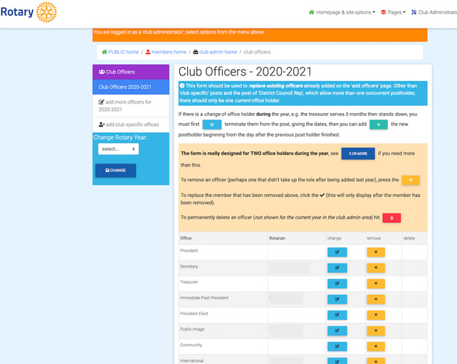 Tutorials - Club Officers