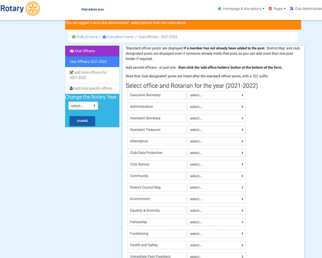 Tutorials - Club Officers