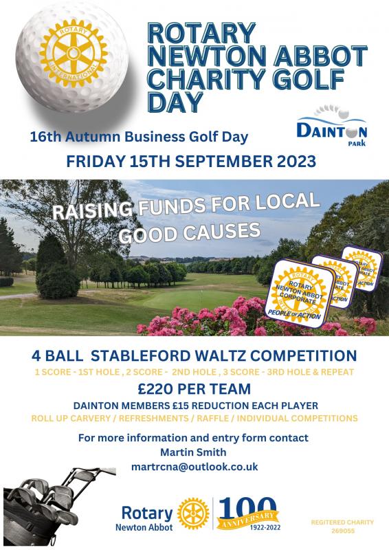 ROTARY NEWTON ABBOT AUTUMN GOLF DAY - Rotary District 1175