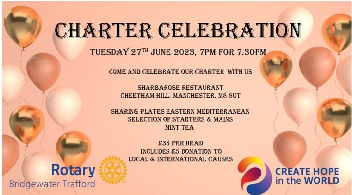Inaugural Charter Celebration - Rotary District
