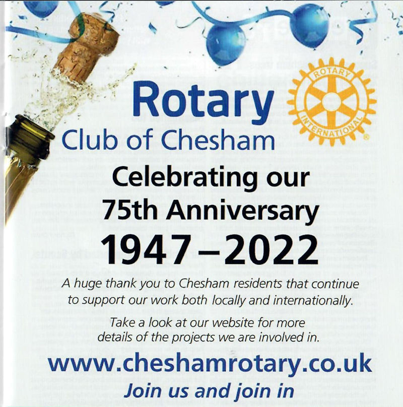 Rotary Club of Chesham - welcome.